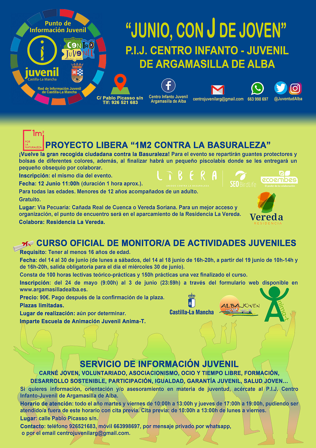 Junio con J de Joven